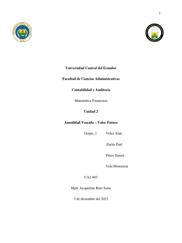 Informe Mate | PDF | Dinero | Economias