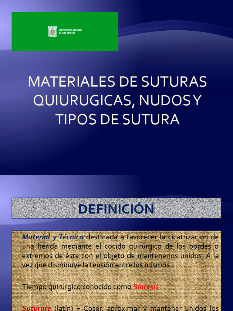 Curso de Suturas - 2023 | PDF | Sutura Quirúrgica | Herida