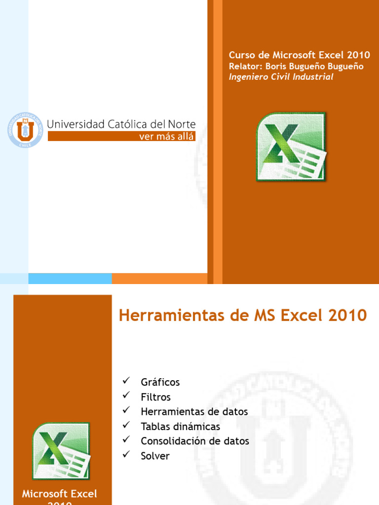 Capitulo III CursoExcel Basico UCN | PDF | Histograma | Microsoft Excel