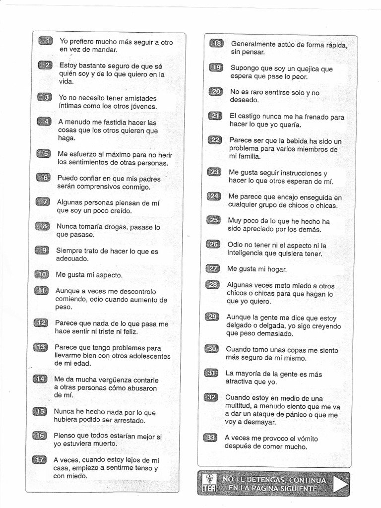 Cuadernillo MACI-2 | PDF