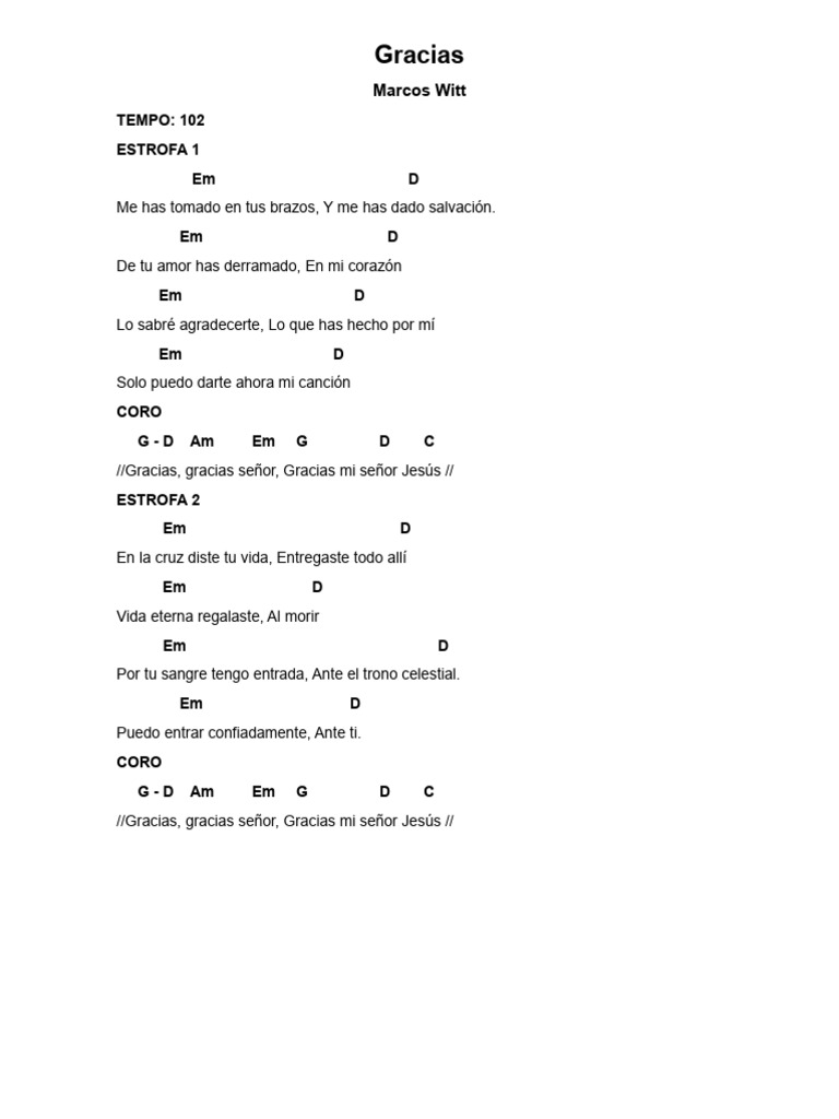 Gracias | PDF