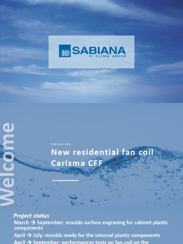 Sabiana Manual | PDF | Thermostat | Manufactured Goods