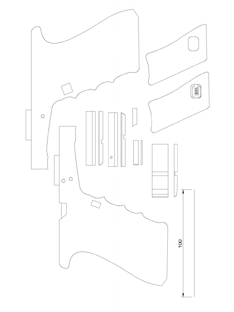 BLOWBACK Glock 34 Templates Grip 4のコピー | PDF