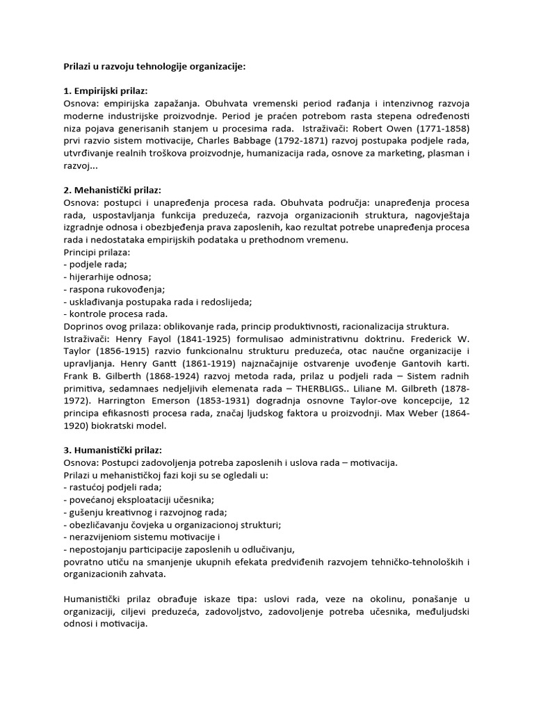 Org. Preduzeca 1 Kolok. | PDF