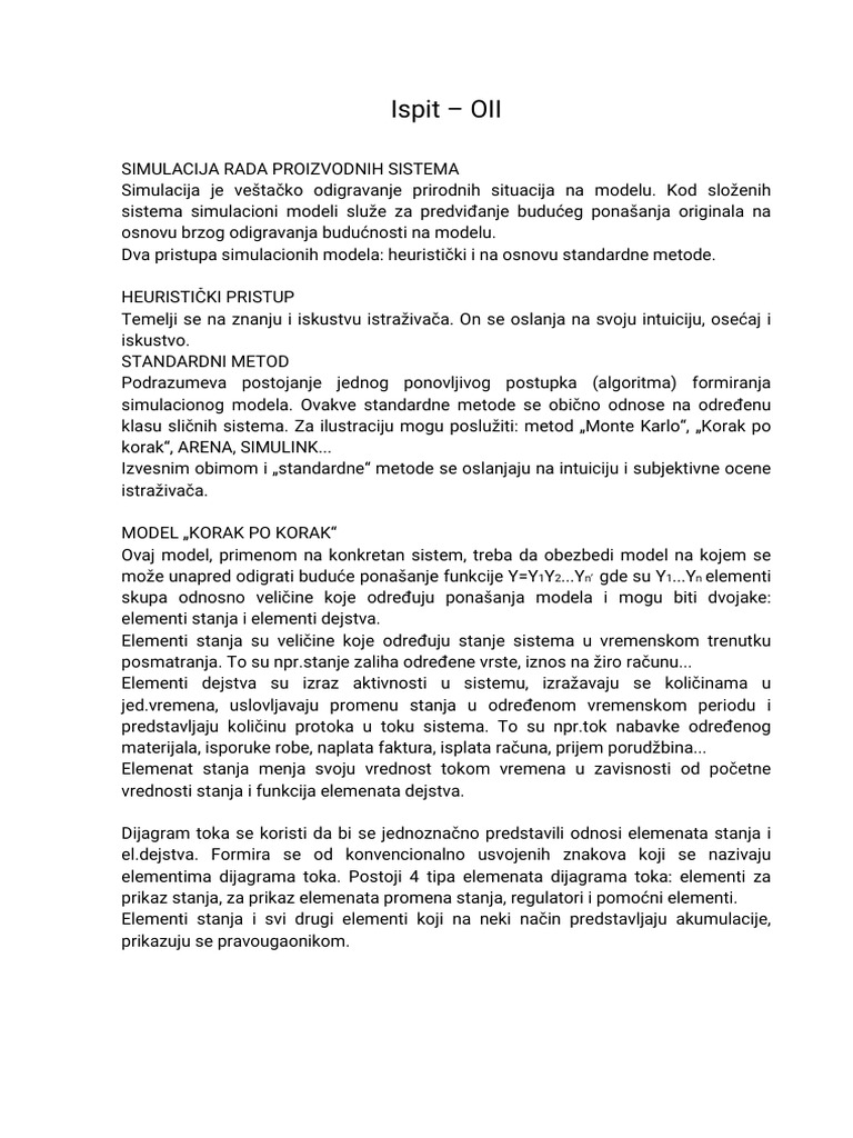 Osnove - Skripta Za Usmeni | PDF