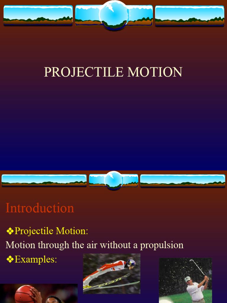 Projectile Motion 0 | PDF