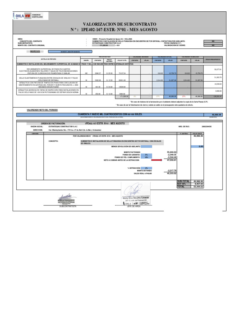 Valorizacion N°01 | PDF