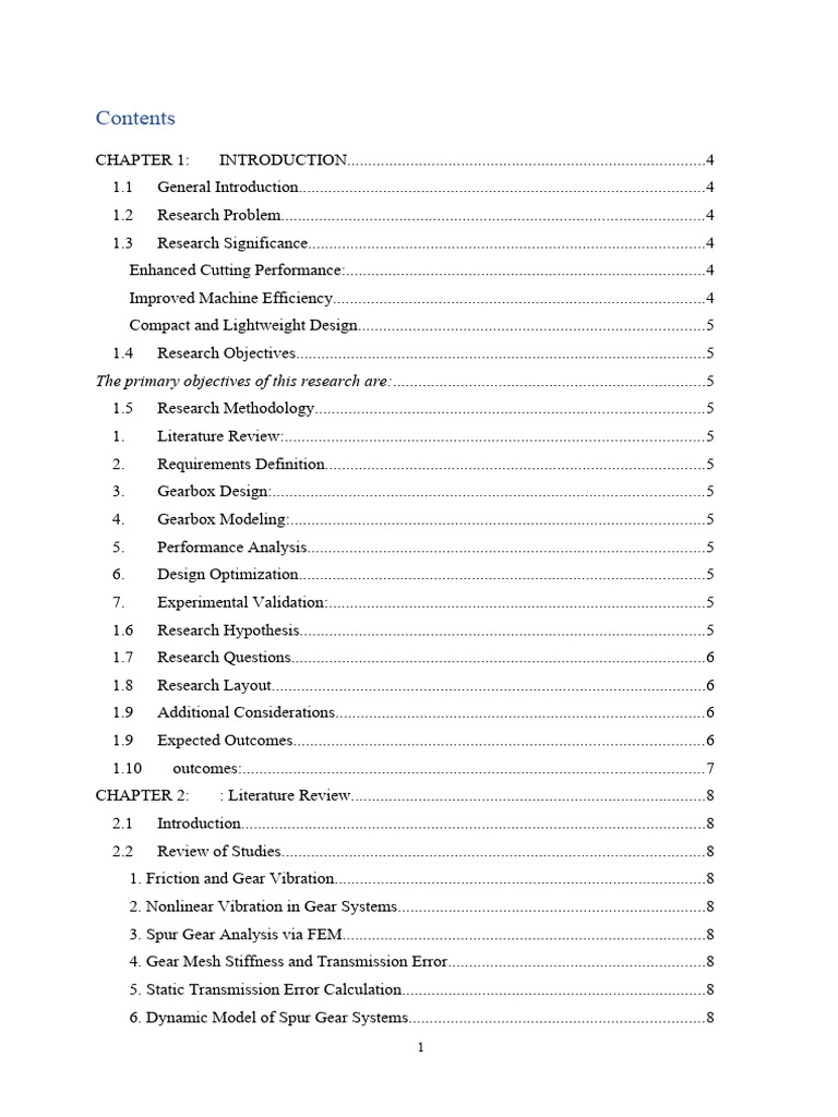 Design, Modeling, and Simulation of A 6-Speed Gearbox For Cuttin Machine (Case Study) | PDF ...