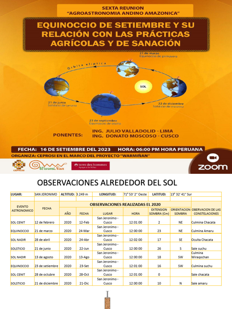 Agroastronomia Setiembre 23 - Donato | PDF | Mecánica celeste | Sistema ...