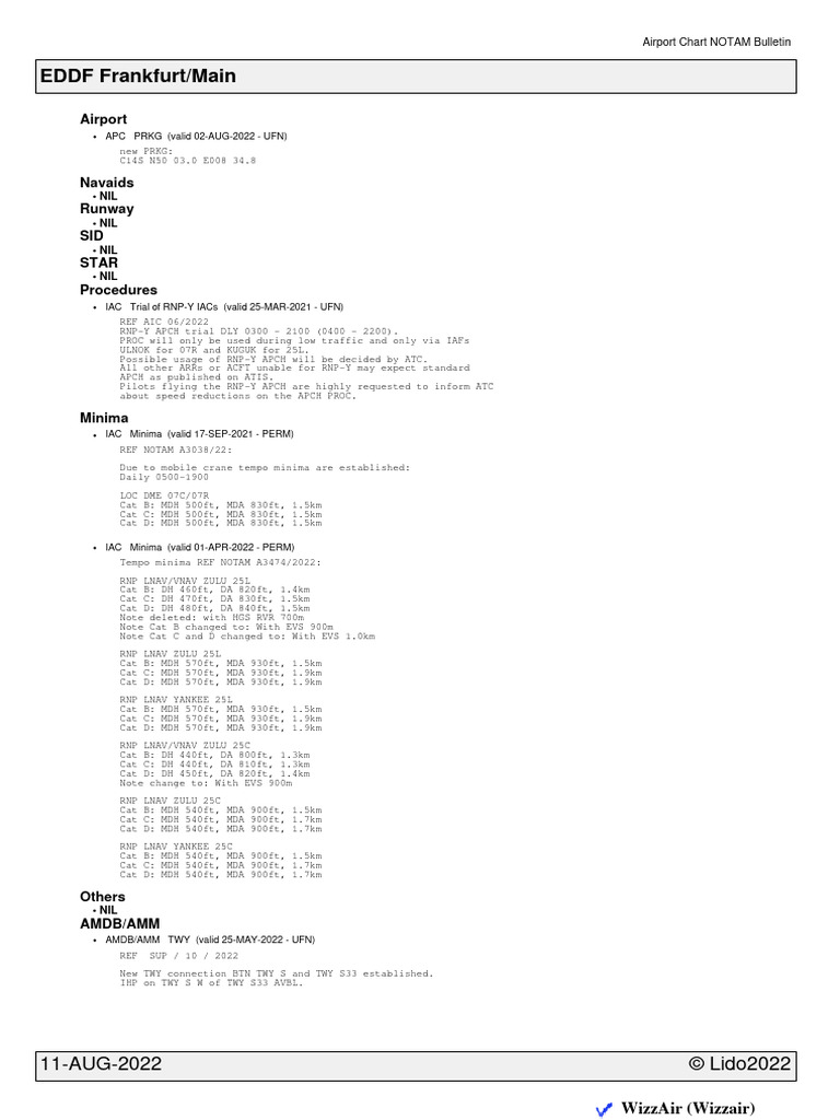 EDDF | PDF | Runway | Aviation