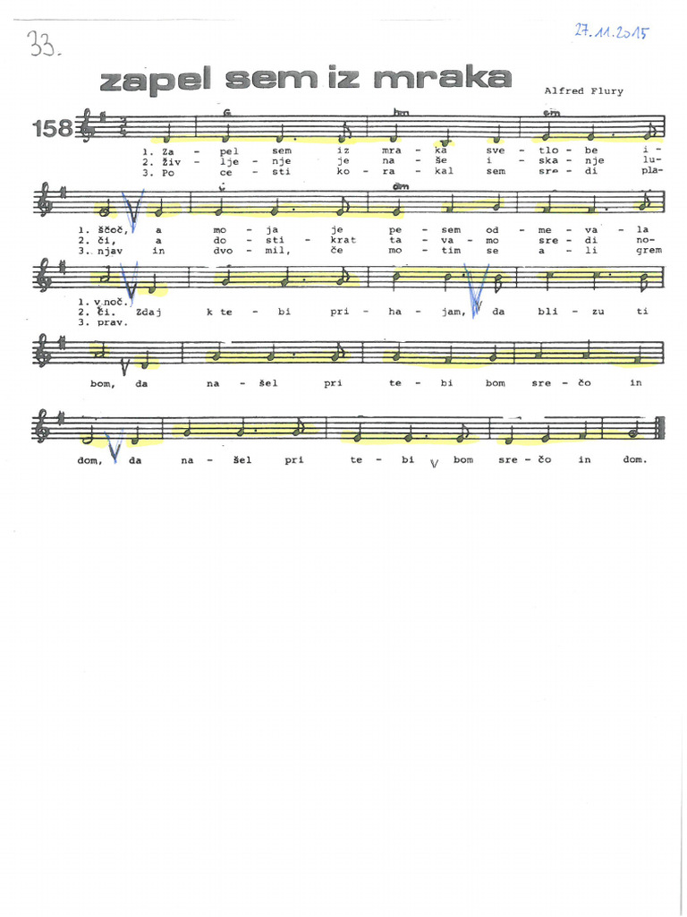 Zapel Sem Iz Mraka | PDF