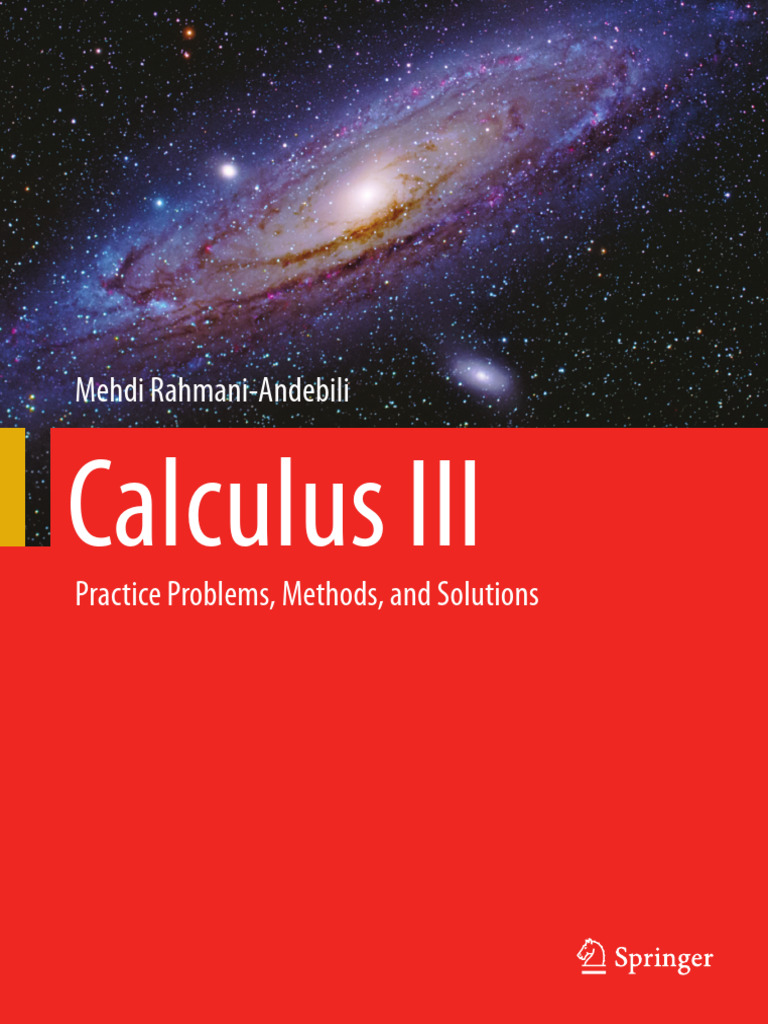Calculus 3 Practice Problems, Methods, and Solution | PDF | Matrix ...