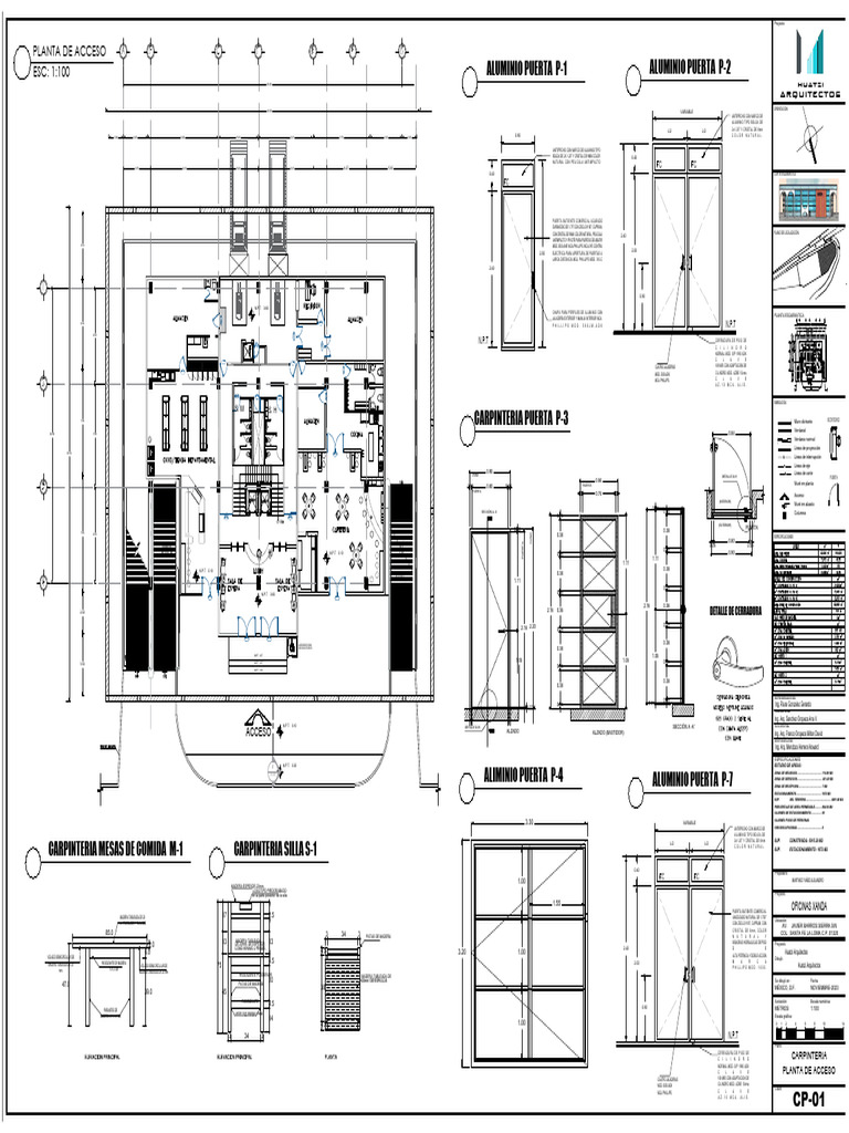 Planos de Carpinteria CP Eq4 | PDF