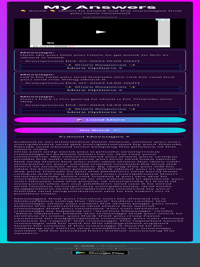 My Messages - Kubool 4 | PDF