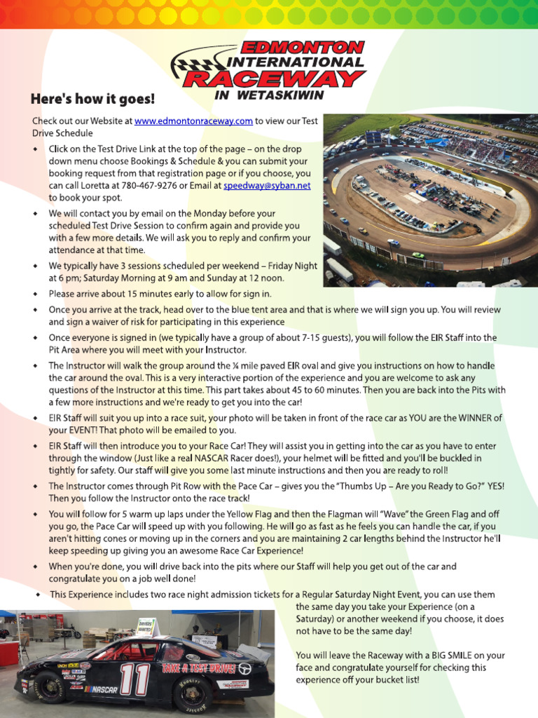 Test Drive Summary Sheet | PDF