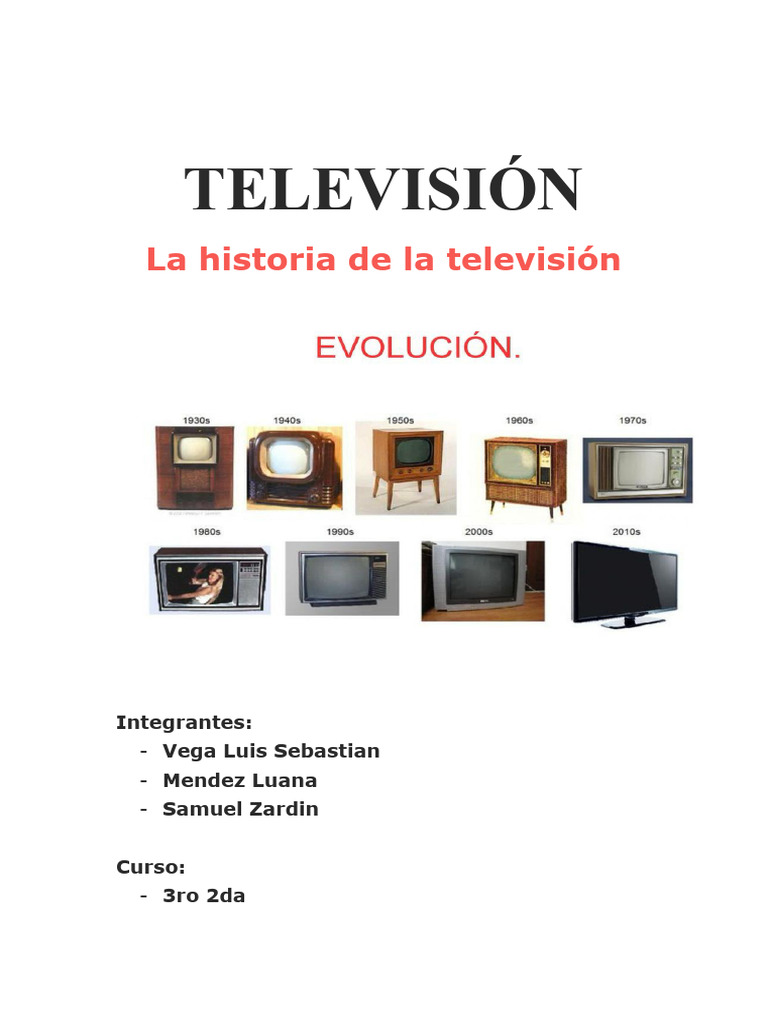 TELEVISIÓN | PDF | Televisión | Radiodifusión