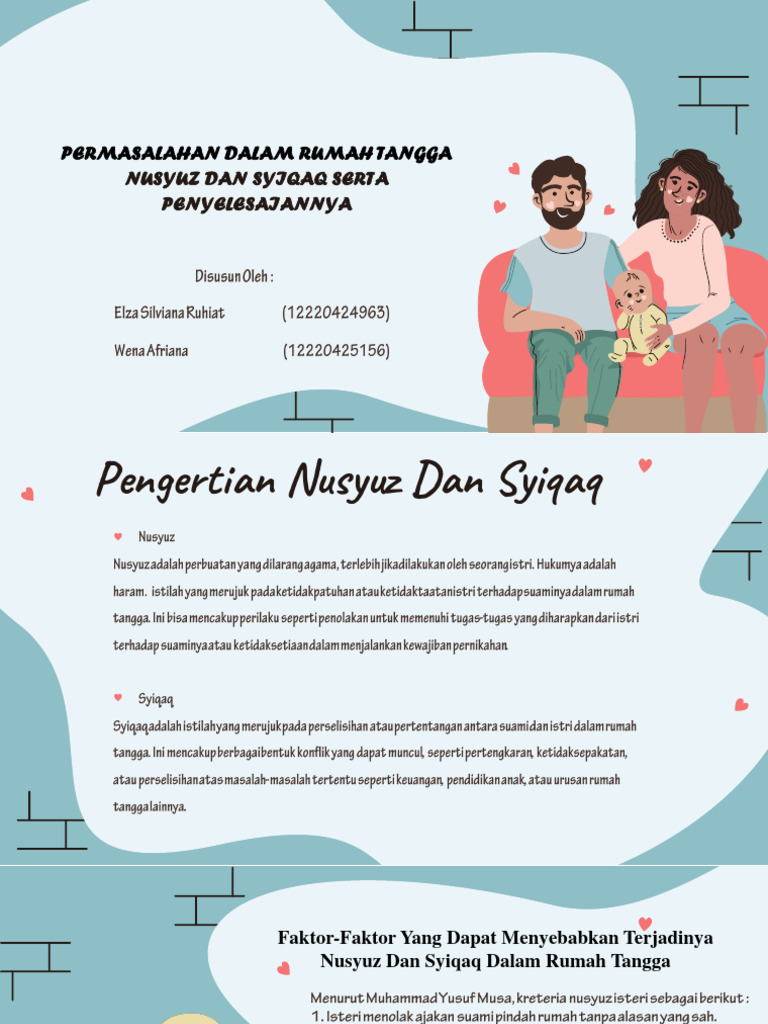 Nusyuz dan Syiqaq dalam Rumah Tangga | PDF