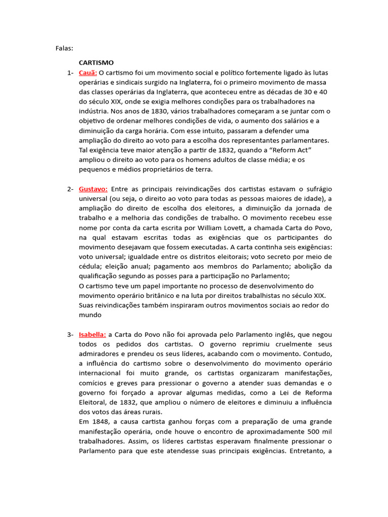 CARTISMO | PDF