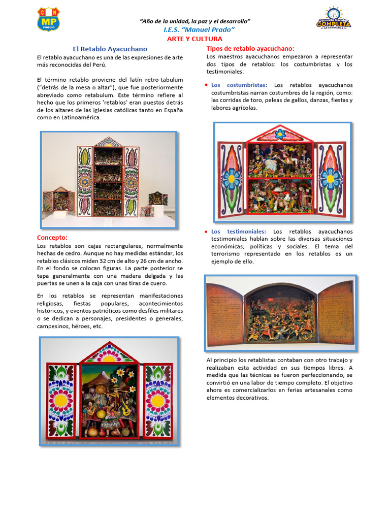 Retablo Ayacuchano | PDF | Arte