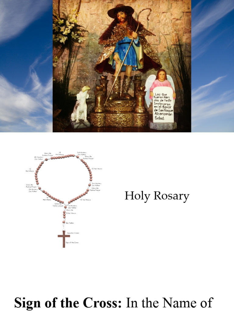 Rosary Guide | PDF | Lord's Prayer | Mary, Mother Of Jesus
