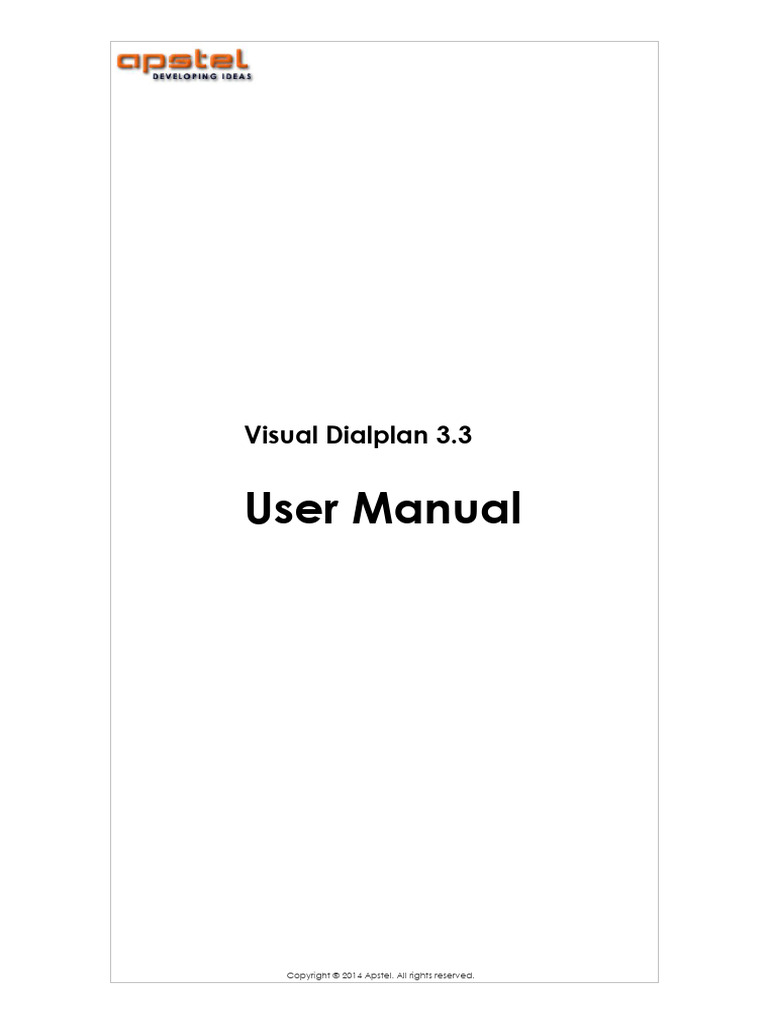 Visual Dialplan - User Manual | PDF | Databases | Java (Software Platform)