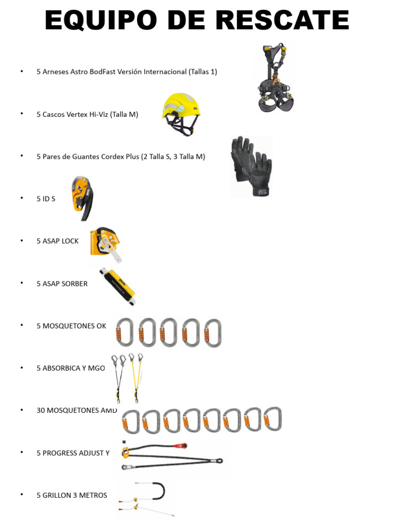 EQUIPO DE RESCATE | PDF