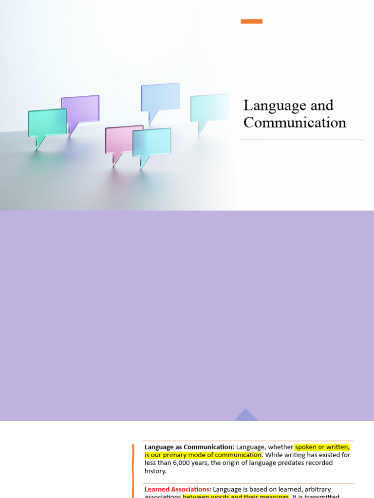 Lec 8 - Anthro | PDF | Nonverbal Communication | Linguistics