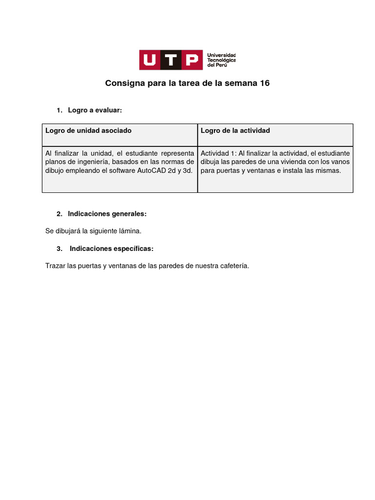 Semana 16 - Consigna para La Tarea | PDF