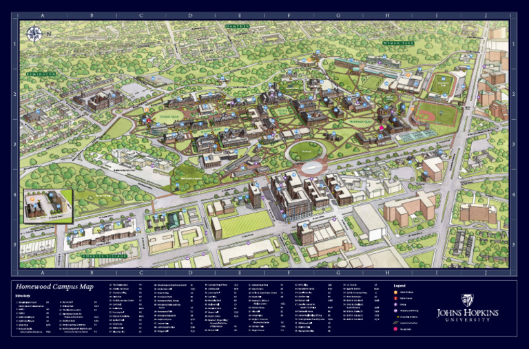Homewood Campus Map | PDF