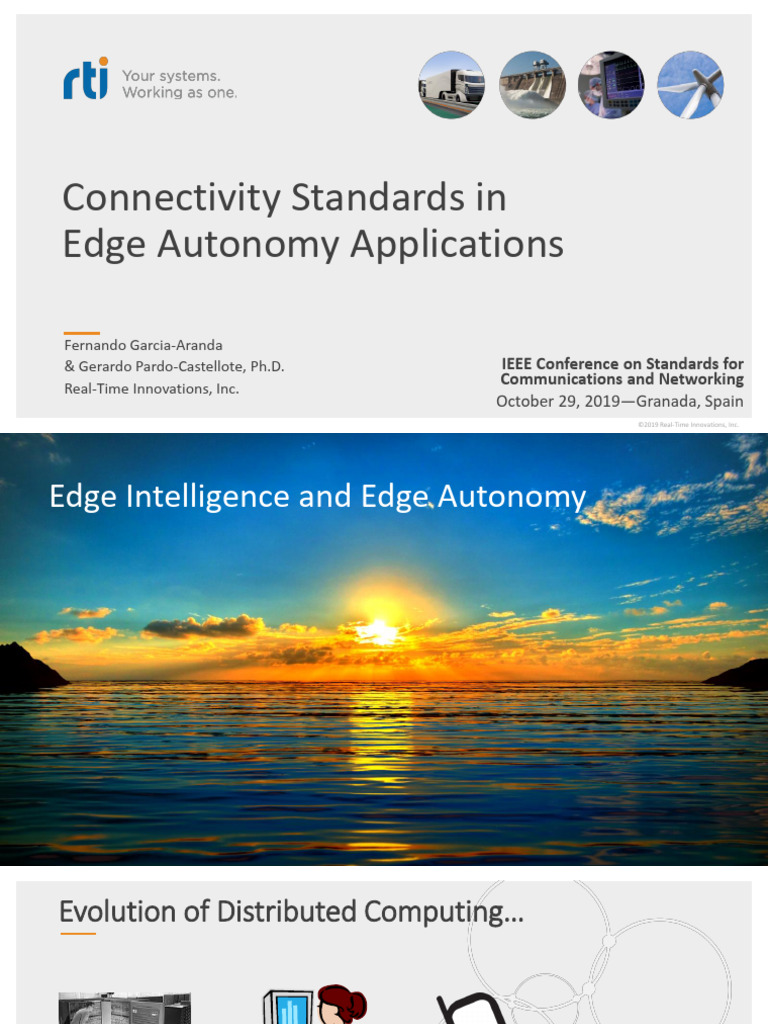 Connectivity Standards in Edge Autonomy Applications | PDF | Computer ...