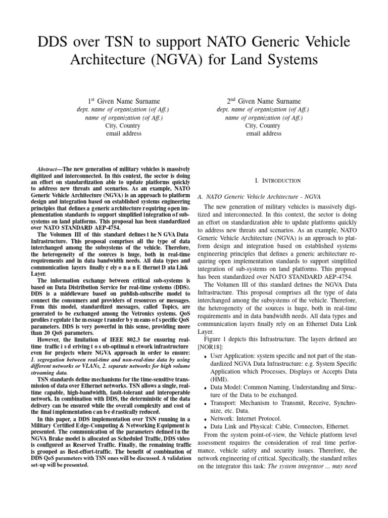 TSN DDS Whitepaper SoC e | PDF | Computer Network | Quality Of Service