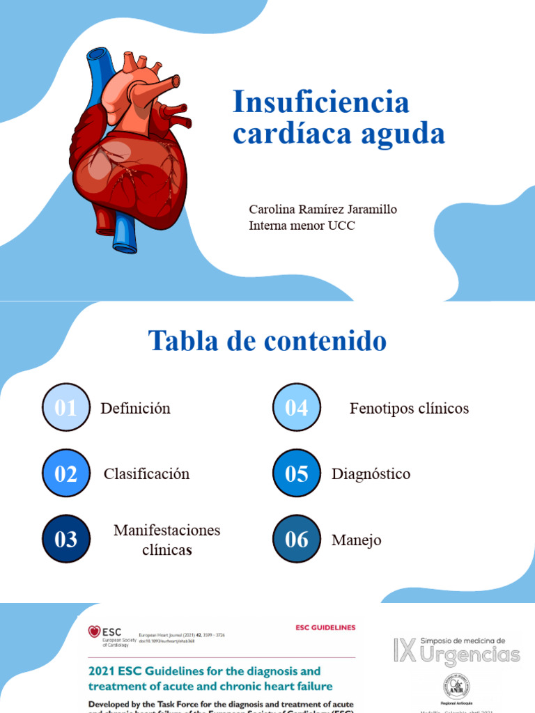 Falla Cardiaca Aguda | PDF | Insuficiencia cardíaca | Epidemiología
