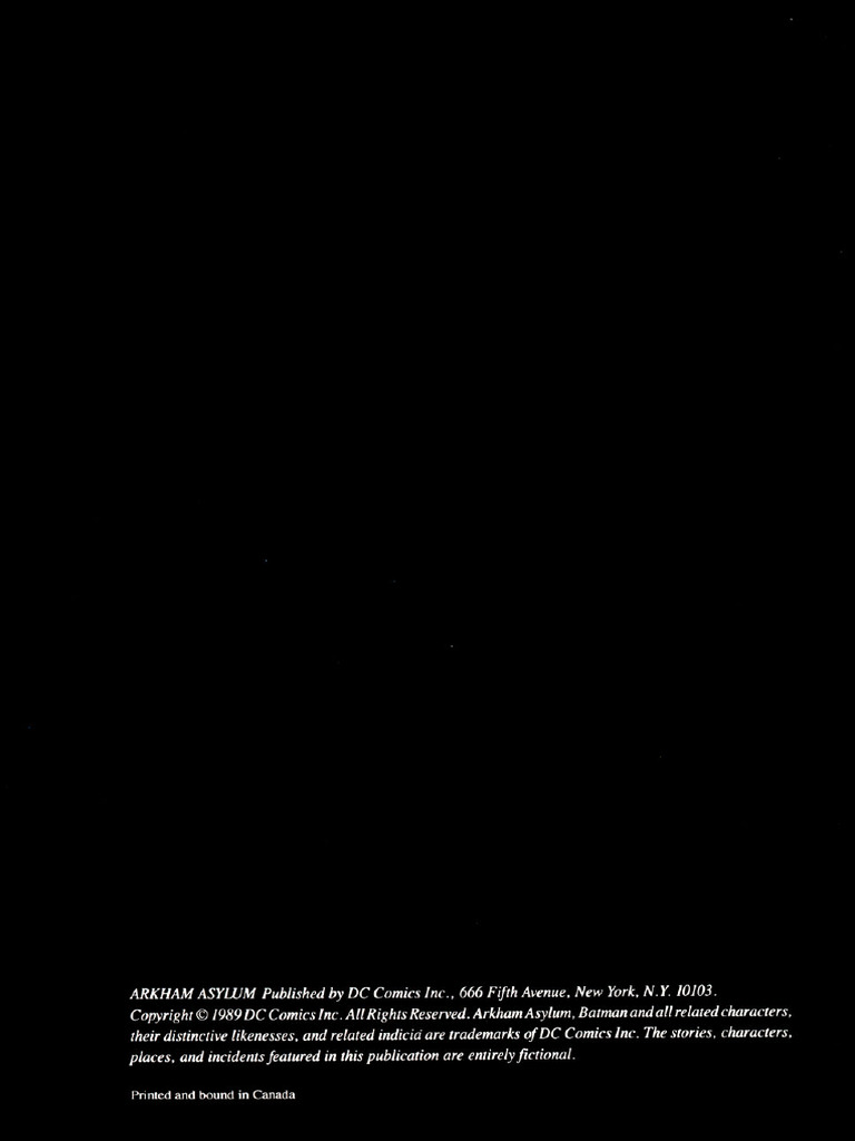 Arkham Asylum | PDF