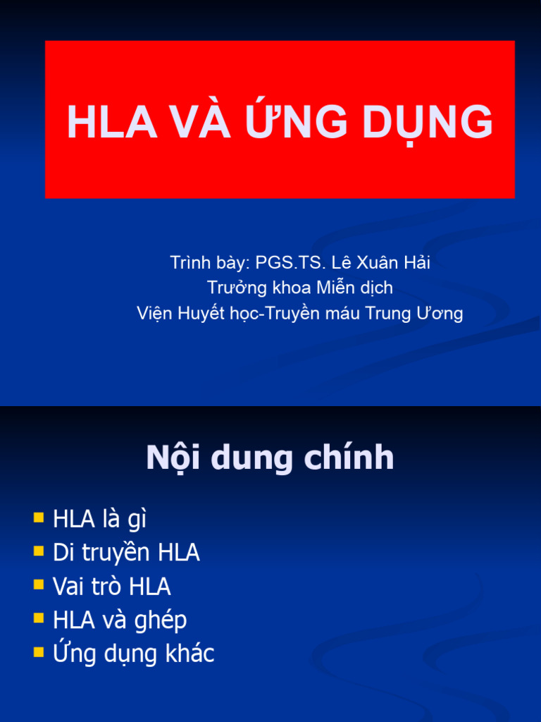 Hla Và NG D NG | PDF