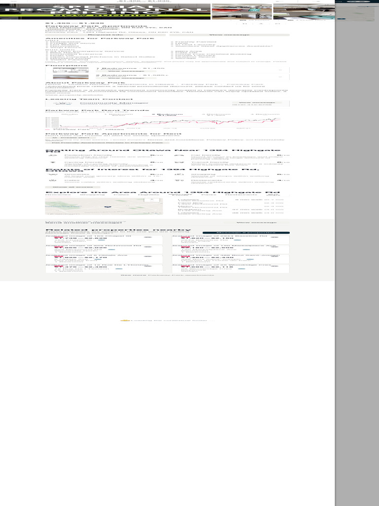 Parkway Park Apartments - 1394 Highgate RD, Ottawa, ON K2C 2Y6 - Zumper | PDF | Apartment | Renting