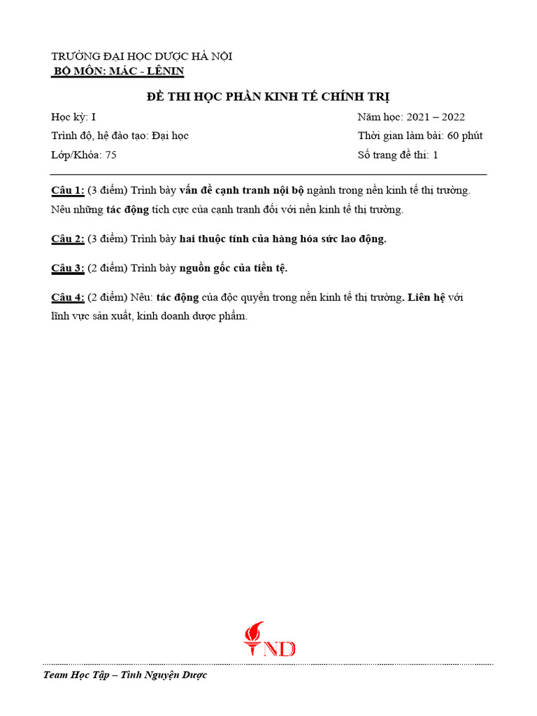 Đề thi ktct | PDF