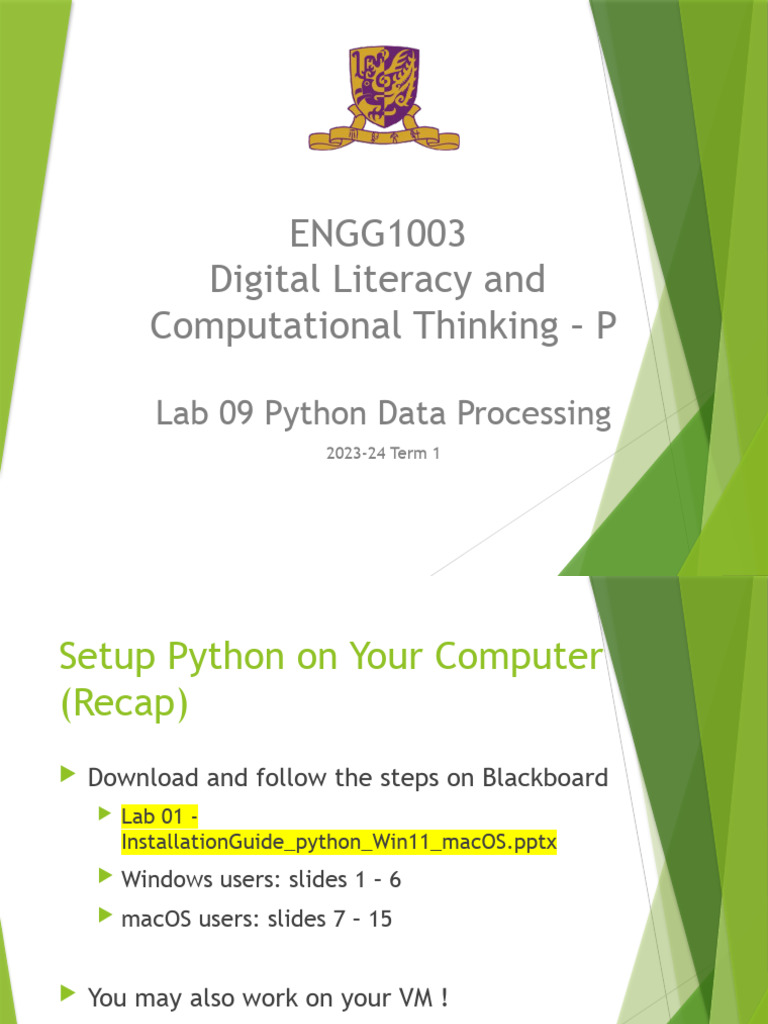 ENGG1003 Lab09 PythonDataProcessing | PDF | Overtime | Parameter (Computer Programming)