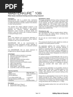 Masterkure 260-V1-Asean-0614 | PDF | Concrete | Building Engineering