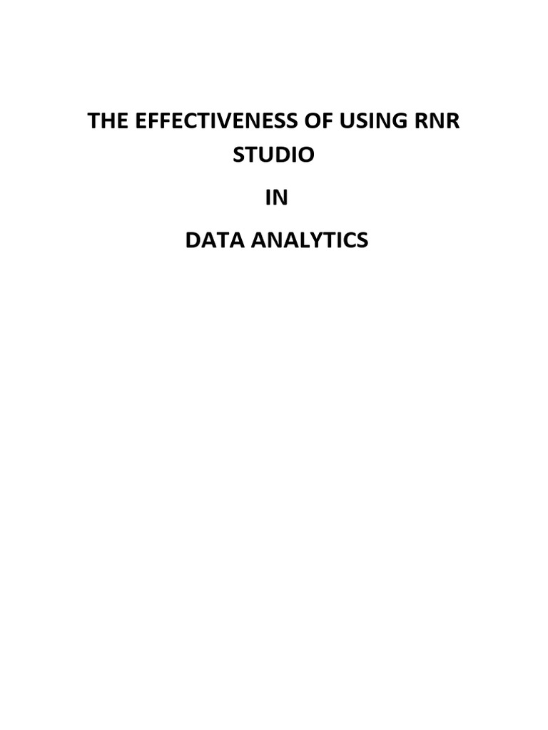 RNR Studio Research | Download Free PDF | Analytics | Data