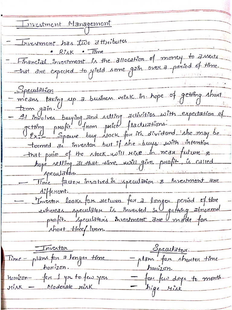 Study Material SAPM | PDF