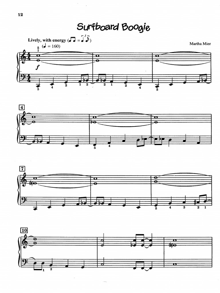 Martha Mier Surfboard Boogie爵士 | PDF