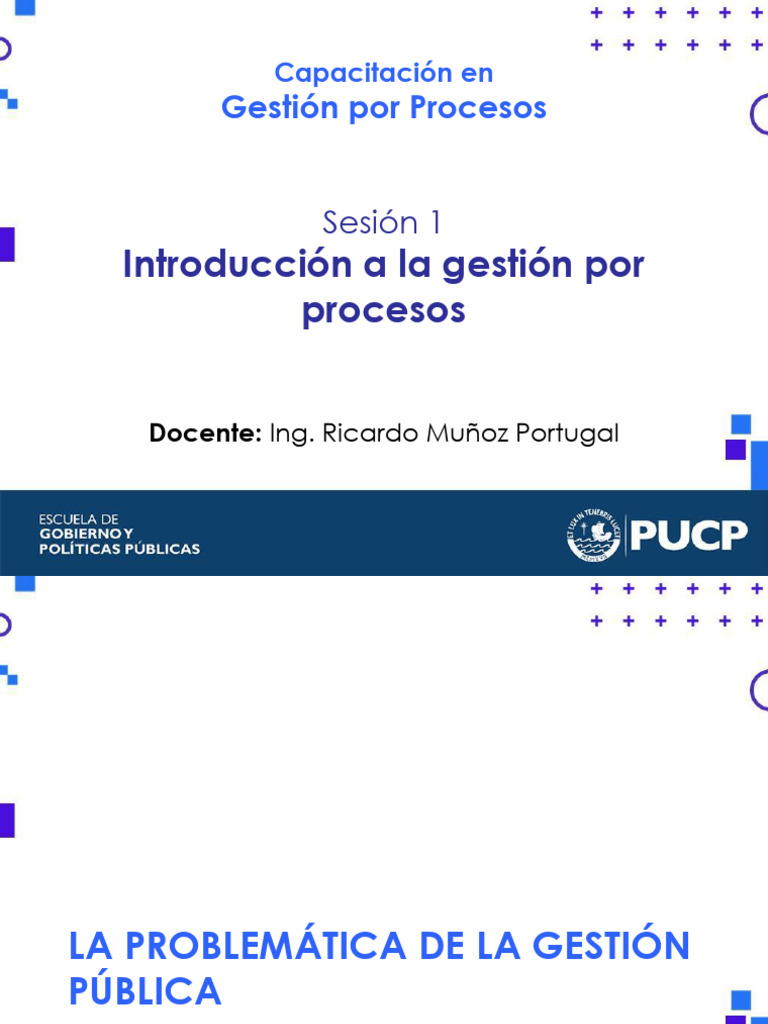 Pucp Gpp Sesión 1 | PDF