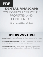 Overview of Dental Amalgam Properties | PDF | Alloy | Ingot
