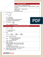 Cfa Level 1 Formula Sheet Handbook | PDF | Gross Domestic Product | Revenue