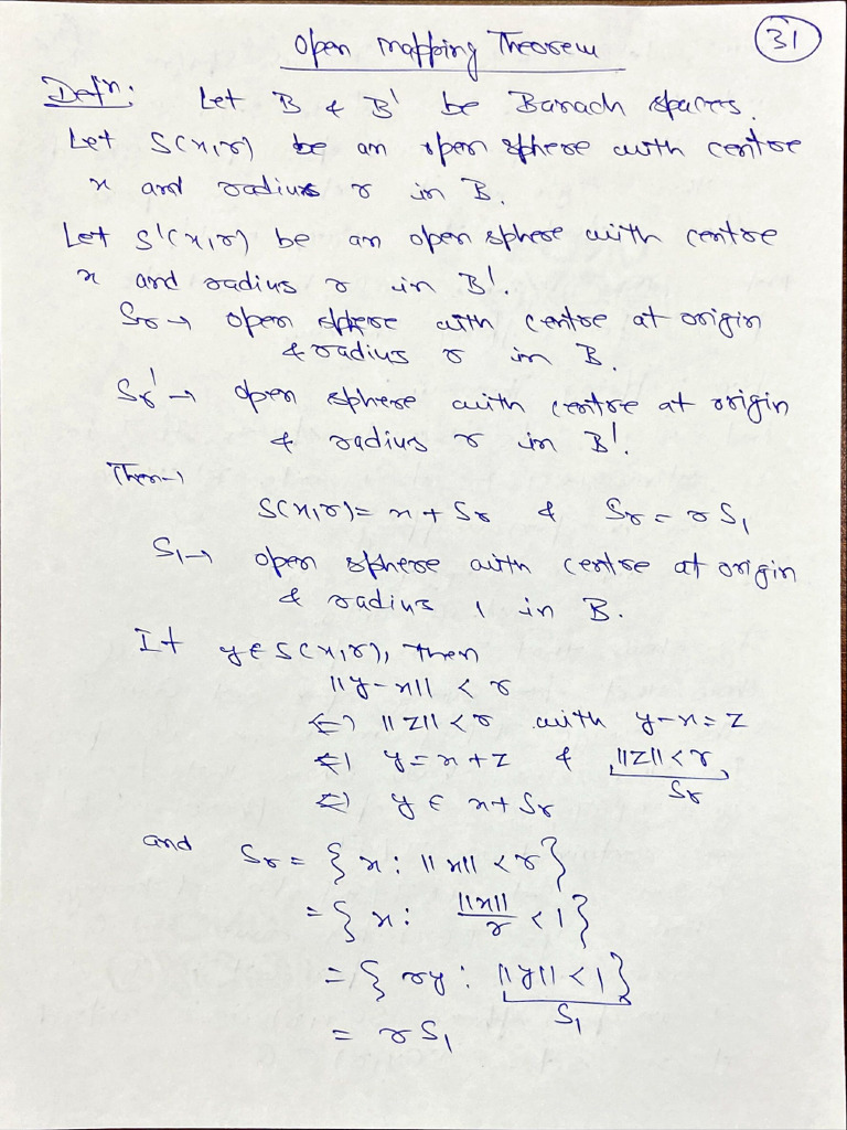 Open Mapping Theorem | PDF