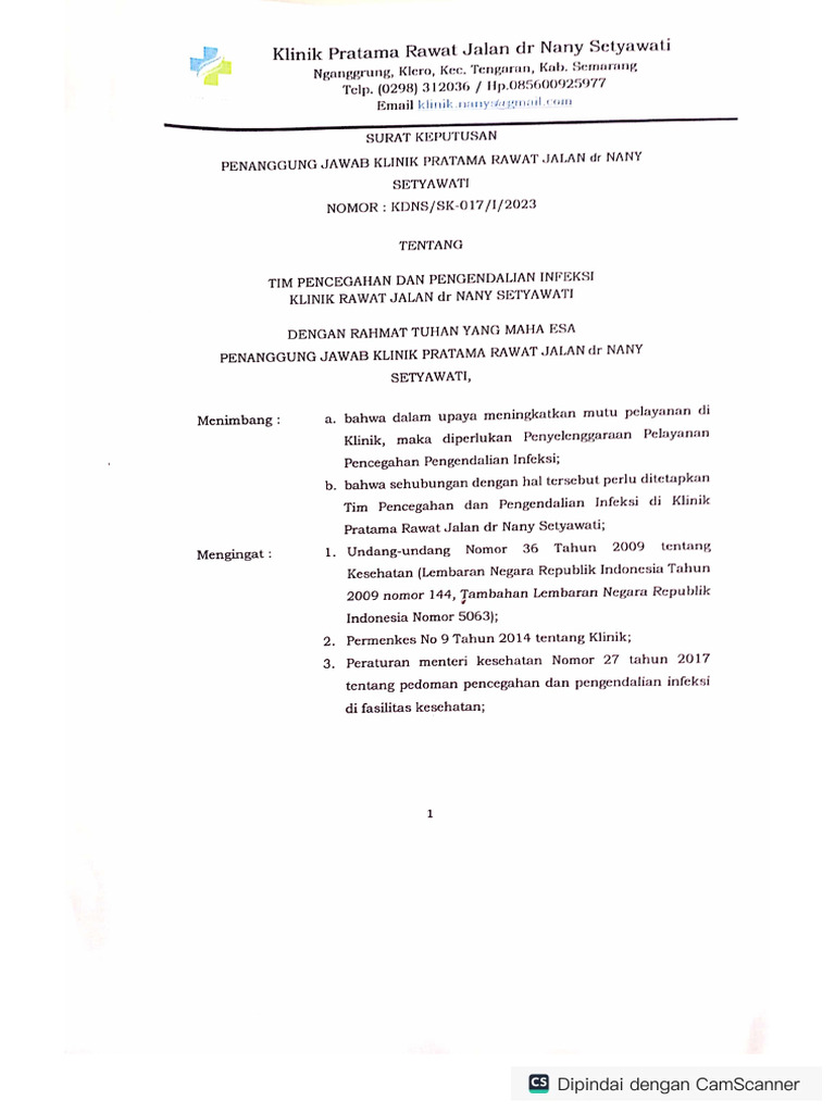 SK tim PPI (revisi) | PDF