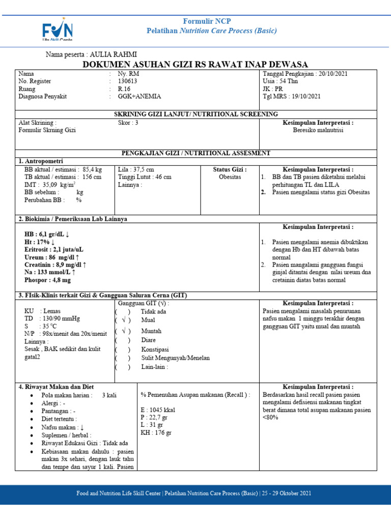 Tugas NCP Aulia Rahmi | PDF