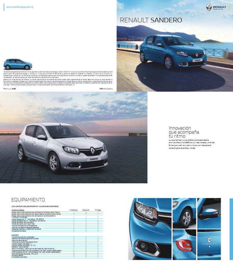 Renault-Sandero-compressed | PDF | Vehículos terrestres | Vehículo de motor