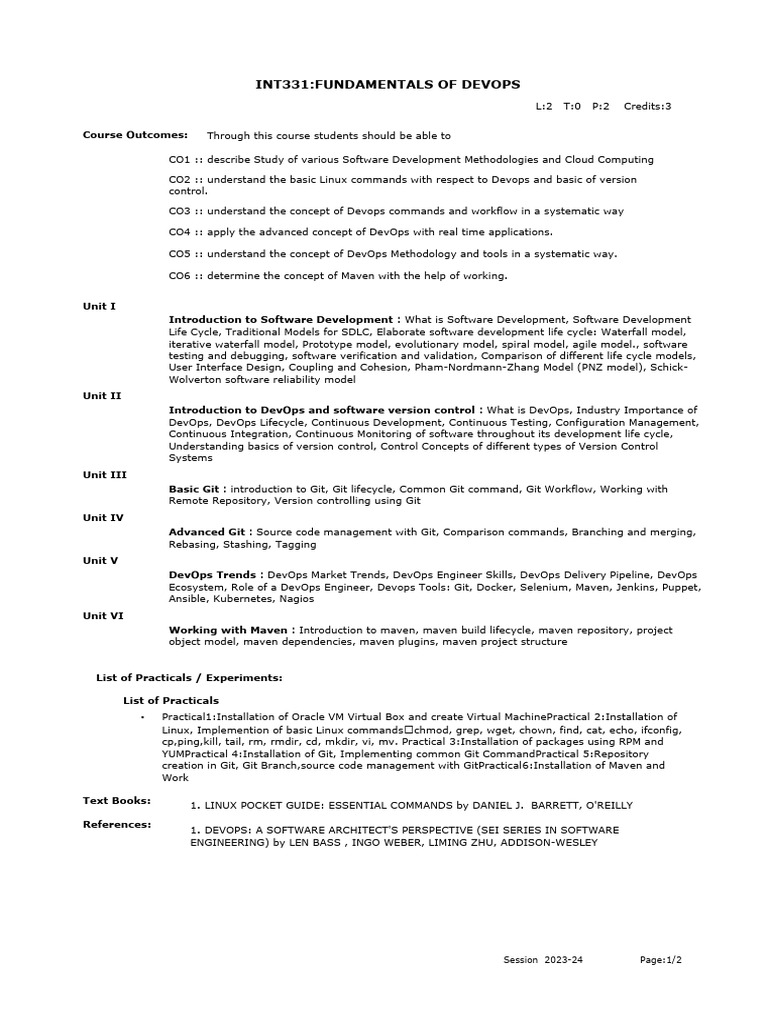 FRM Course Syllabus IPDownload | PDF | Software Development Process ...