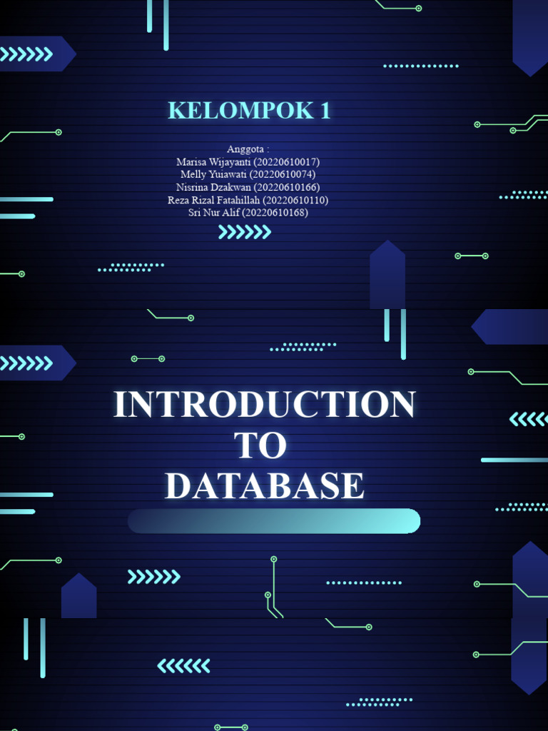 Introduction To Database | PDF | Komputer